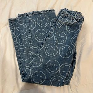 H&M | Jeans | Smiley Jeans Wide Highrise | Poshmark